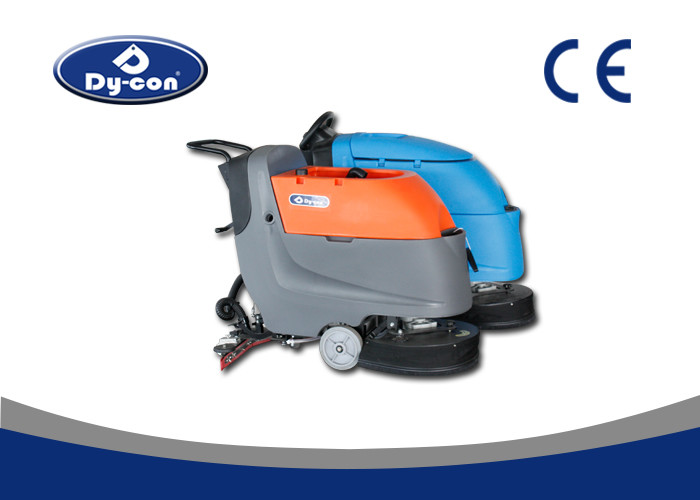 Dycon Professional สีดำมือถือแบตเตอรี่ Powered Floor Scrubber Ametek Motor